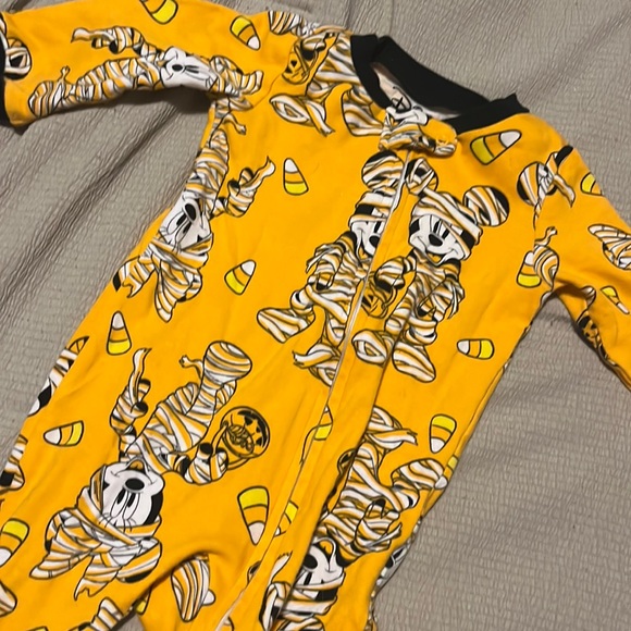 Disney | Pajamas | Disney Halloween Mickey Mummy And Candy Corn Footie ...